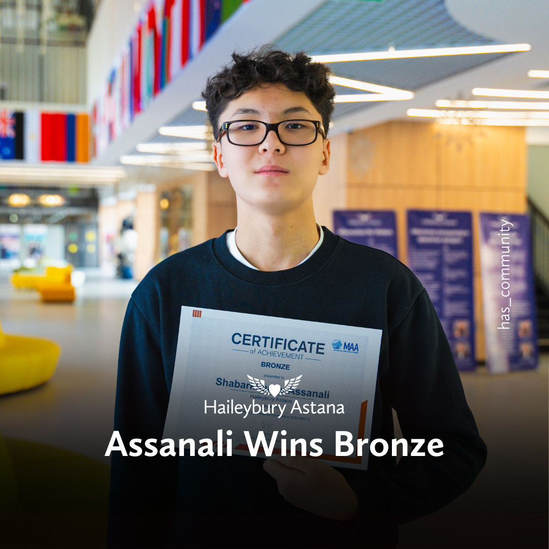 Haileybury Astana Student Wins Bronze Medal in Prestigious AMC 12 ...